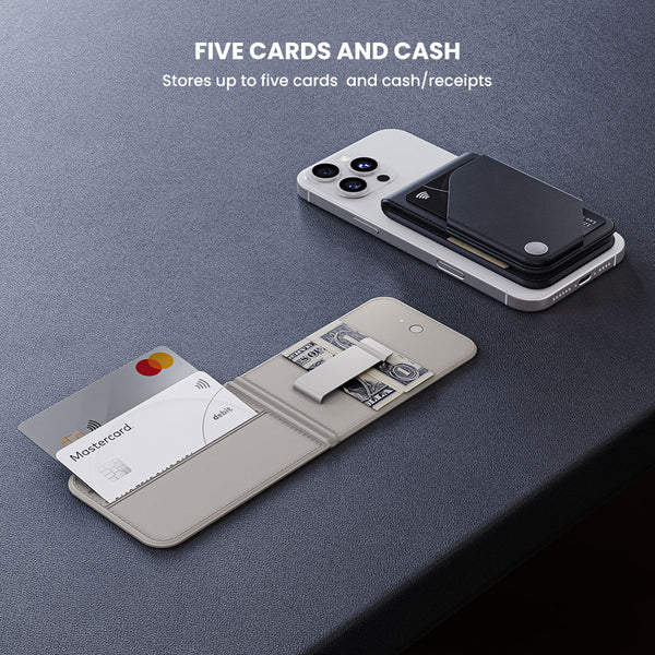 LOC8 VERSA Money Clip MagSafe Finder Wallet and Stand